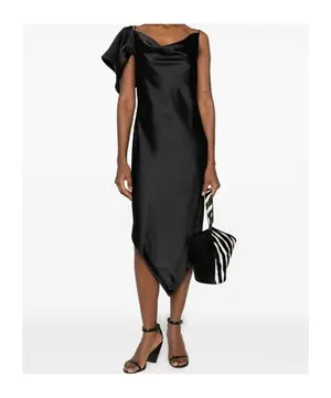 IRO PARIS Asymmetrical Draped Dress