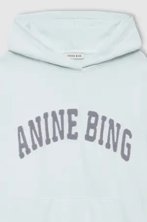 ANINE BING Harvey Hoodie - Spring Mint