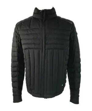 Hugo Boss Quilted Down Jacket With Vertical Collar