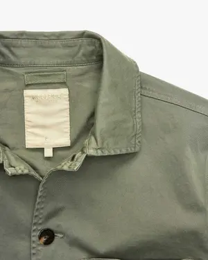 Woolrich Garment-dyed Shirt Jacket - Green