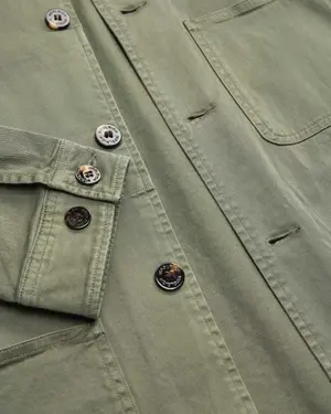 Woolrich Garment-dyed Shirt Jacket - Green