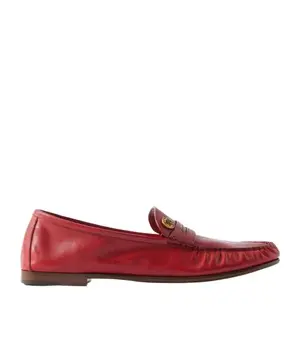 Versace Embellished Loafers