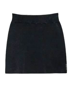 Alexander Wang Chenille Knitted Mini Skirt - Black