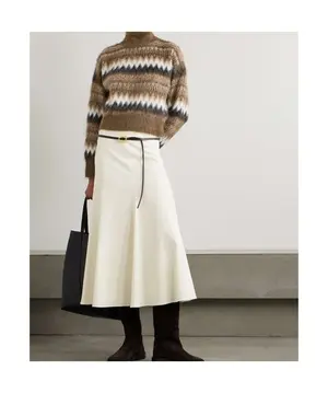 Brunello Cucinelli Long Sleeve Patterned Sweater