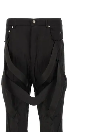Rick Owens Mega Strapped Flared Jeans