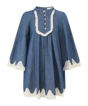 Zimmermann Lace Trimmed Mini Dress