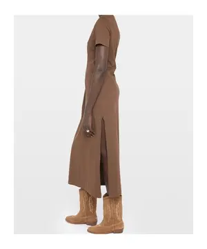 Zadig&Voltaire Short Sleeve Maxi Dress With Wing Embellishment