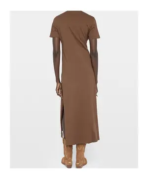 Zadig&Voltaire Short Sleeve Maxi Dress With Wing Embellishment