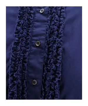 Aspesi Ruffled Button-front Midi Dress