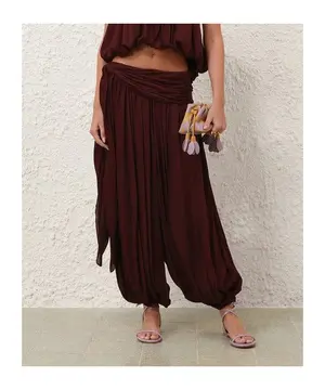 Zimmermann Luna Draped Harem Pants