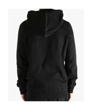 Rick Owens Full Zip Hooded Sweatshirt - Black