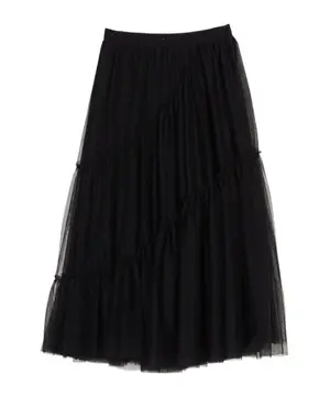 TWINSET Elastic Waist Gauze Skirt