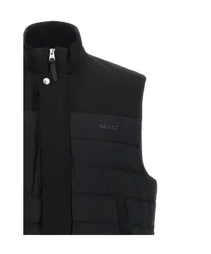 Mackage Brody Padded Quilted Vest - Black