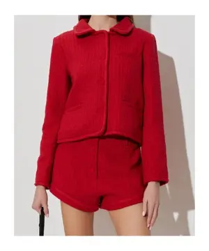 Posse Collared Button-front Long-sleeve Jacket