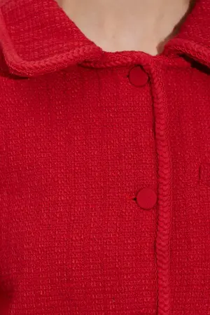 Posse Collared Button-front Long-sleeve Jacket