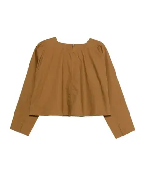 Soeur Long Sleeve Boat Neck Blouse