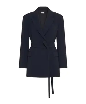 Marella Belted Cady Blazer