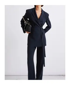 Marella Belted Cady Blazer