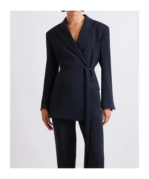 Marella Belted Cady Blazer