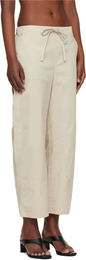 RAG  BONE Rag & Bone Drawstring Cargo Pants - Stone