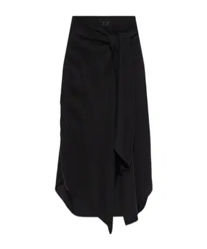 DIESEL® Tie-detailed Asymmetrical Mini Skirt