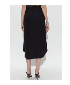 DIESEL® Tie-detailed Asymmetrical Mini Skirt