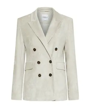 Marella Corduroy Double-breasted Blazer