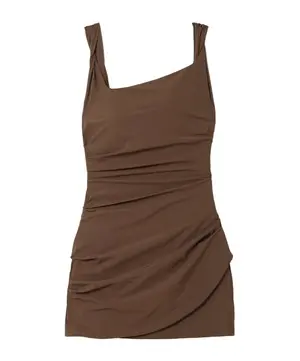 SIR. Draped Twisted Stretch-crepe Mini Dress