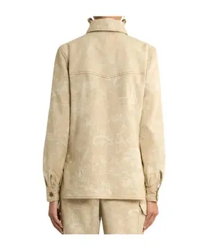 Etro Single-breasted Long-sleeved Jacket With Floral Print