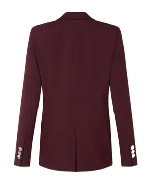 Versace Single-breasted Blazer With Peak Lapel - Brown