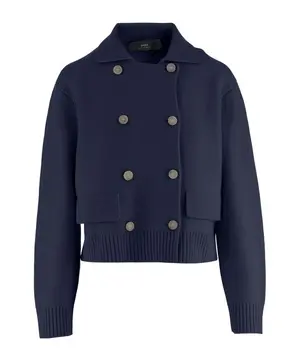 Arch4 Double-breasted Knitted Jacket