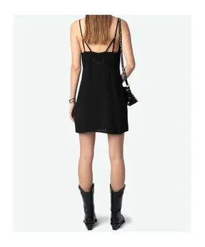 Zadig&Voltaire V-neck Slip Dress With Embroidered Detail