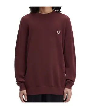 Fred Perry Logo Piqué Knitwear - Red