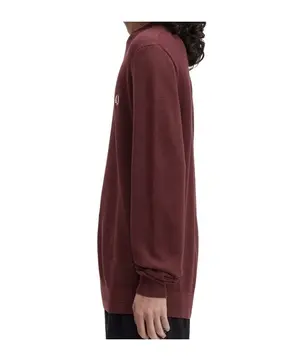 Fred Perry Logo Piqué Knitwear - Red