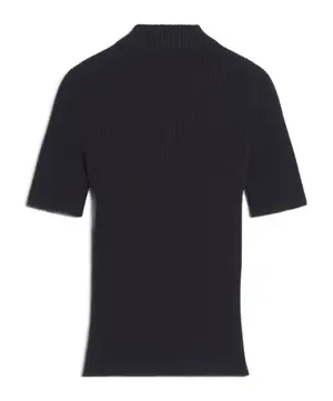 Maison Kitsuné Baby Fox Ribbed Polo Shirt