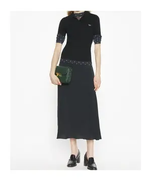 Maison Kitsuné Baby Fox Ribbed Polo Shirt