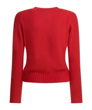INES DE LA FRESSANGE PARIS Ribbed Knit Crew Neck Sweater