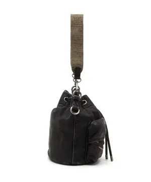 DIESEL® Multi-pocket Denim Bucket Bag