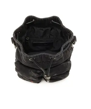 DIESEL® Multi-pocket Denim Bucket Bag