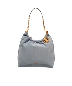 Michael Kors Logo Charm Clutch Bag