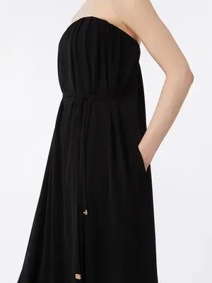 Max Mara Strapless Cady Bustier Dress