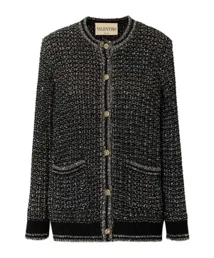 Valentino Garavani Long Sleeve Cardigan