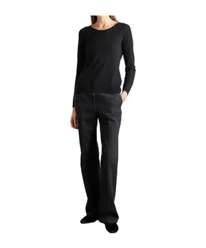 THE ROW Nezena Cashmere Sweater - Black