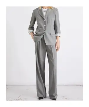 Marella Single-breasted Linen-blend Blazer