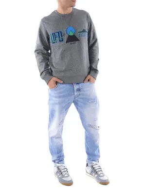 Kenzo Graphic Print Crewneck Sweater
