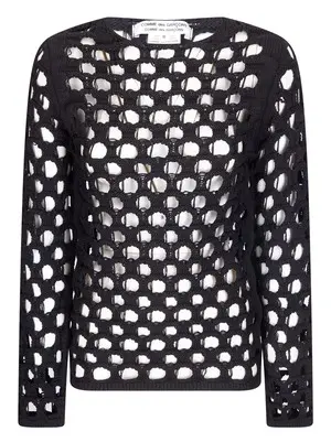 COMME DES GARÇONS Comme Des Garcons Mesh Knitted Top