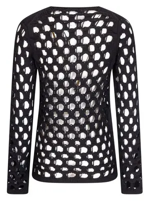 Comme Des Garçons Mesh Knitted Top