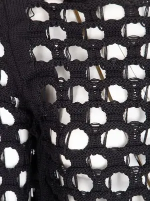 Comme Des Garçons Mesh Knitted Top