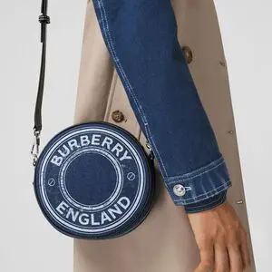 Burberry Louise Logo Print Mini Bag