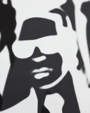 Karl Lagerfeld Long-sleeved Printed T-shirt